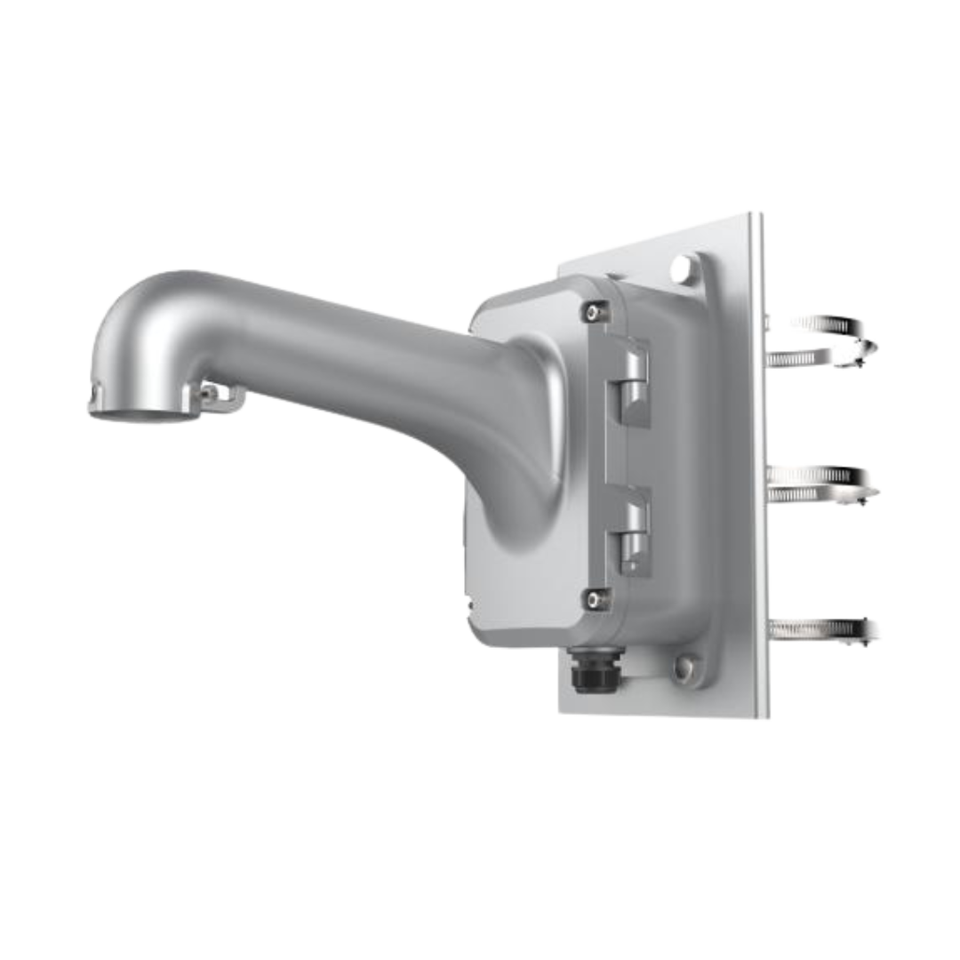 Hikvision DS-1604ZJ-BOX-POLE paalbeugel met montagebox van aluminium ...